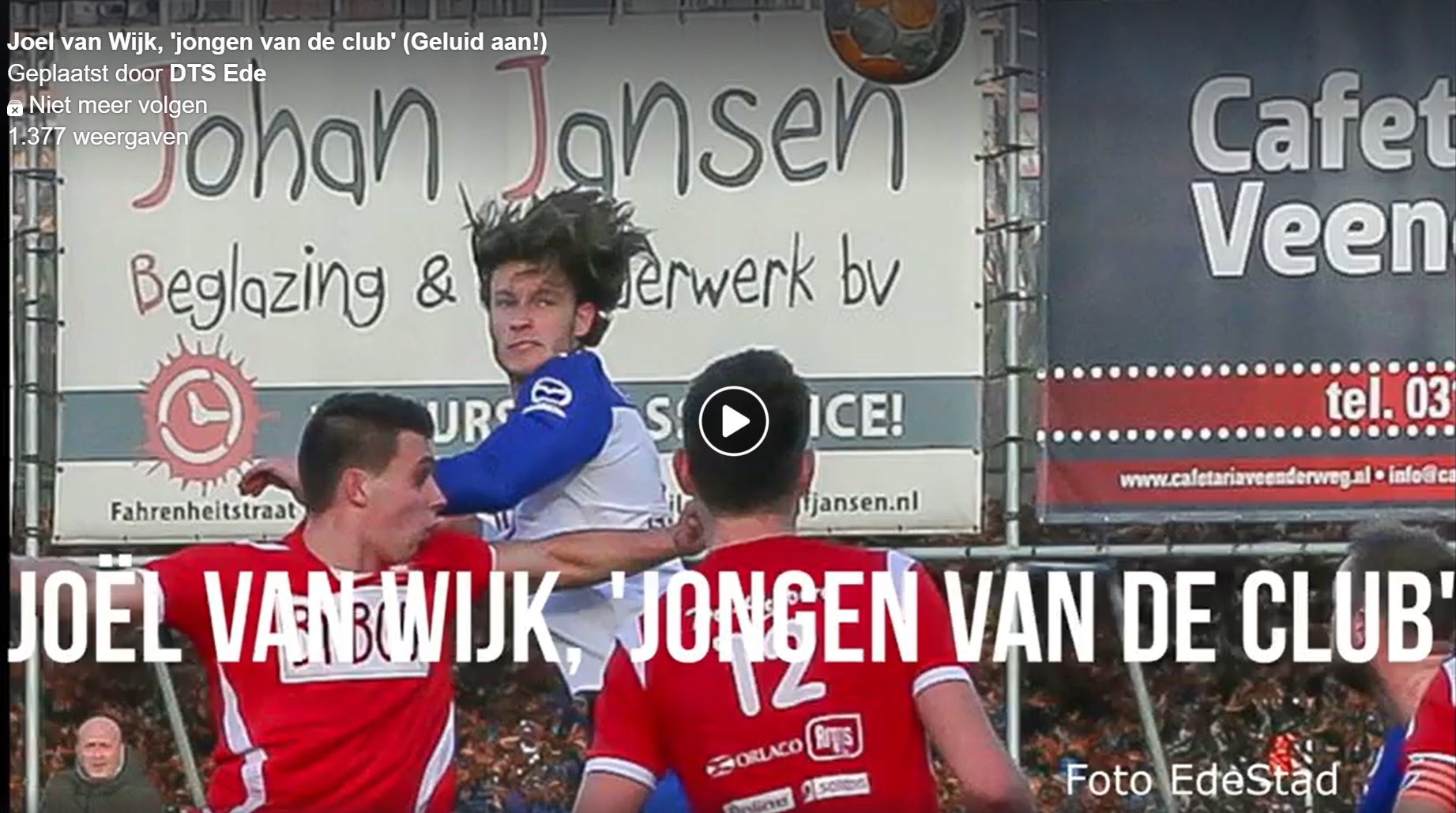 Joël van Wijk 'JONGEN VAN DE CLUB' | DTS EDE